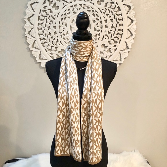 MICHAEL Michael Kors | Accessories | Michael Kors Signature Knit Scarf ...